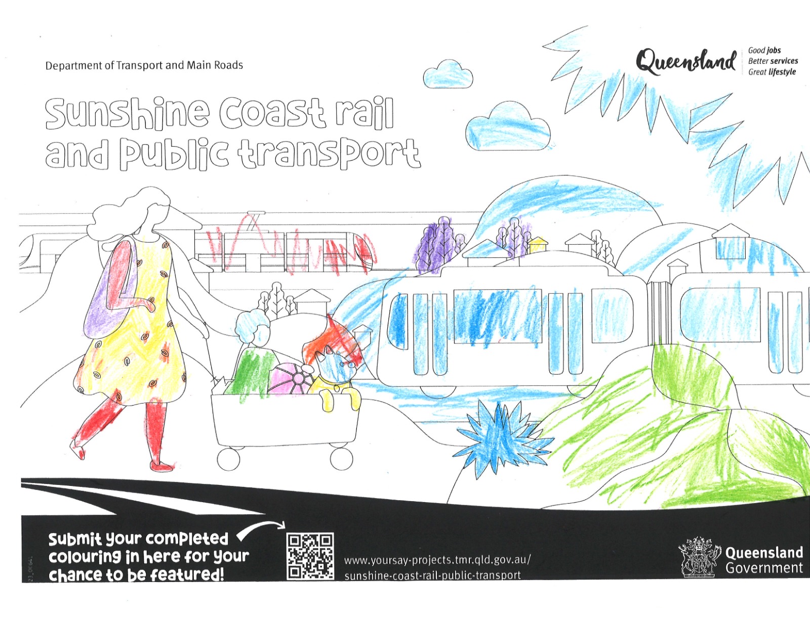 Sunshine Coast rail and public transport kids activity | Sunshine Coast ...